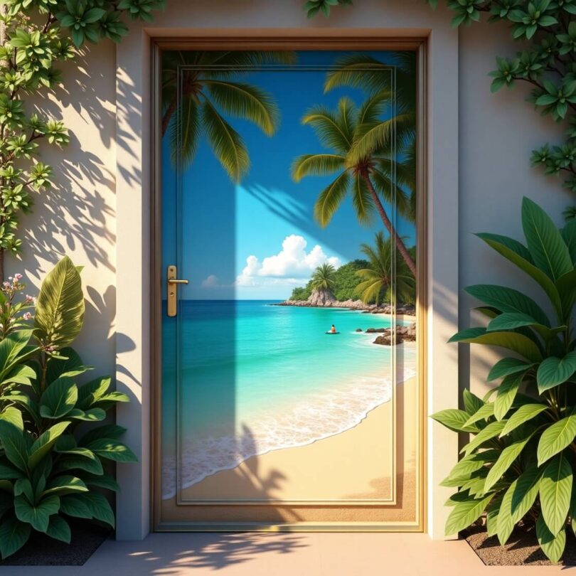11 Door Murals & Creative Door Makeovers: Transform Your Home with ...