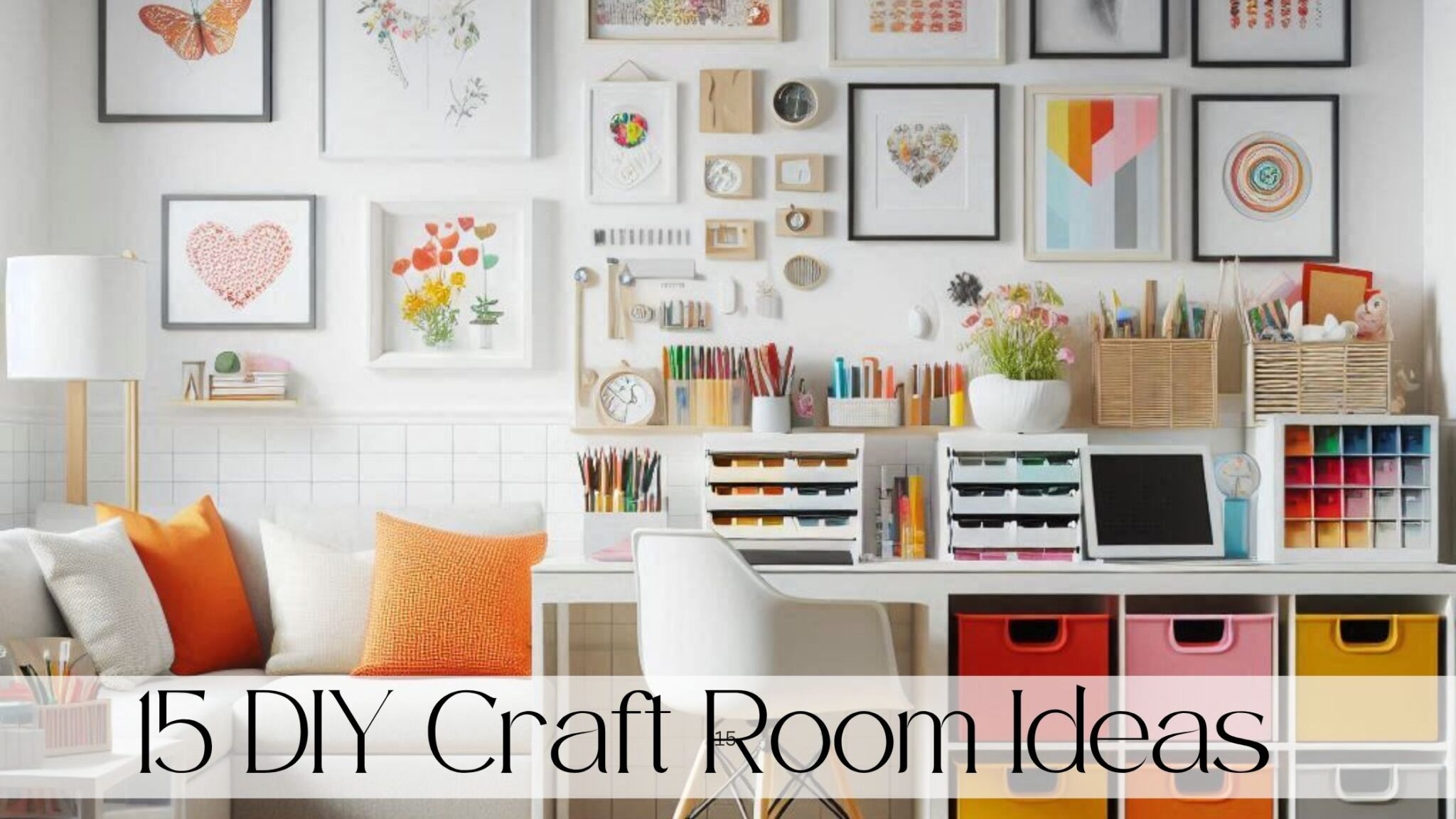 15 Craft Room Ideas for an Inspiring and Organized Space - Top Home Apps